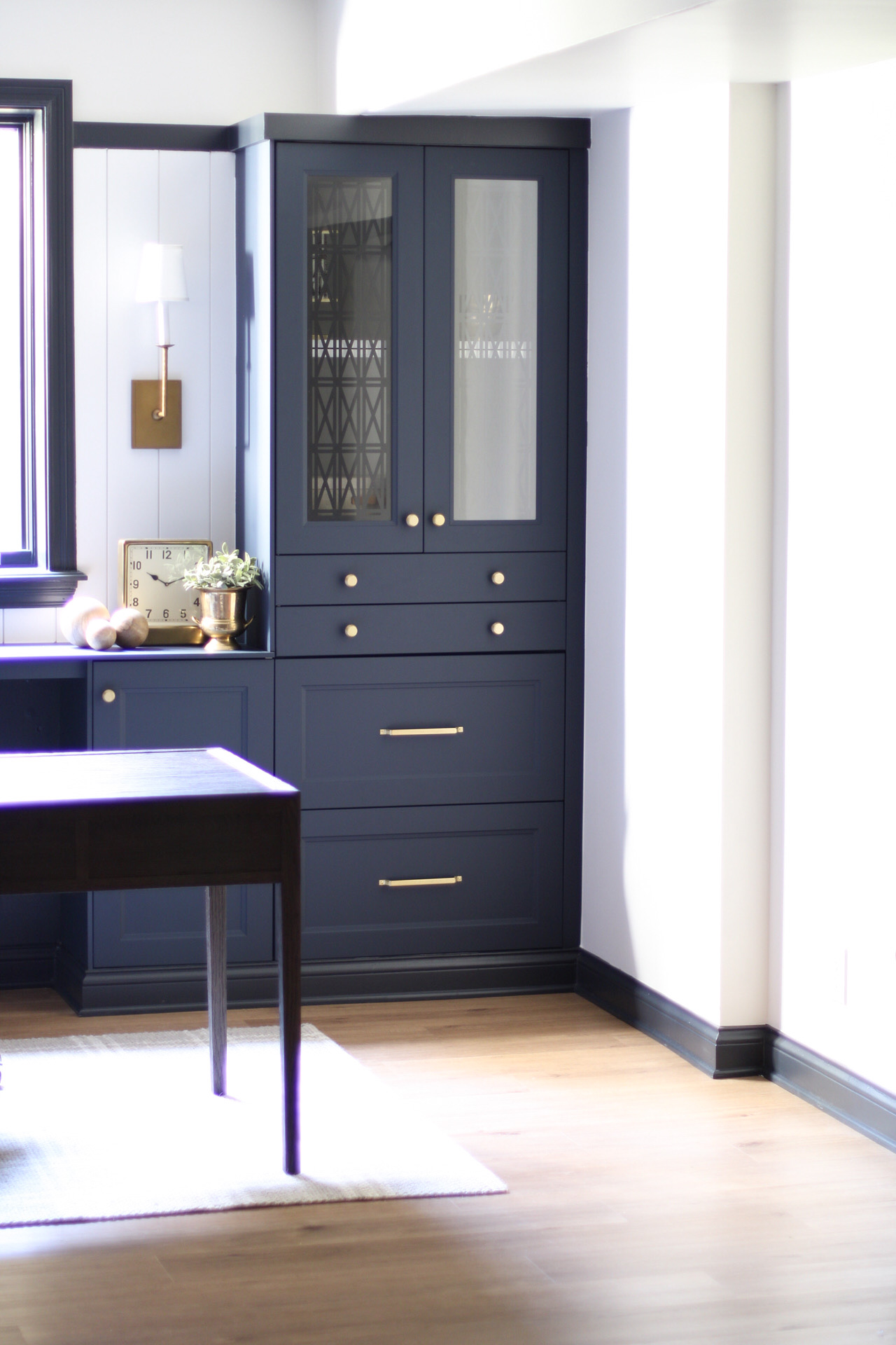 How to: Affordable Home Office Storage from Ikea Cabinets - House with Home